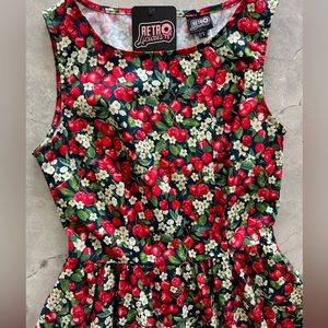 Retrolicious | Dresses | Cherry Good Print Vintage Style Dress By ...